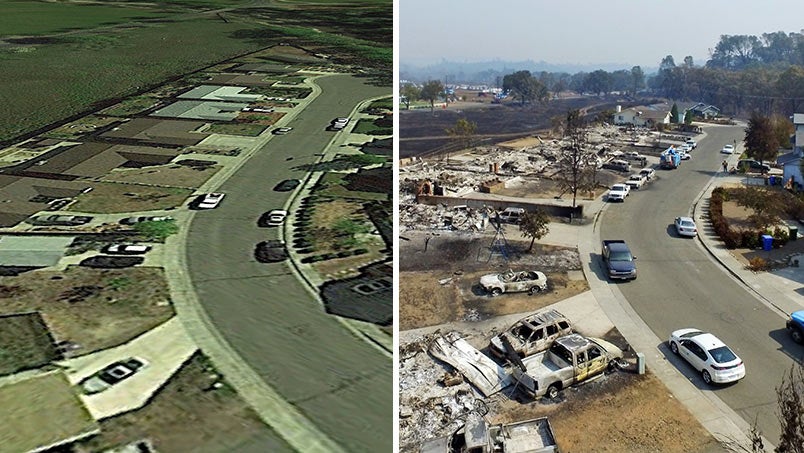 Before and After Images of the Valley Fire Destruction in Middletown ...