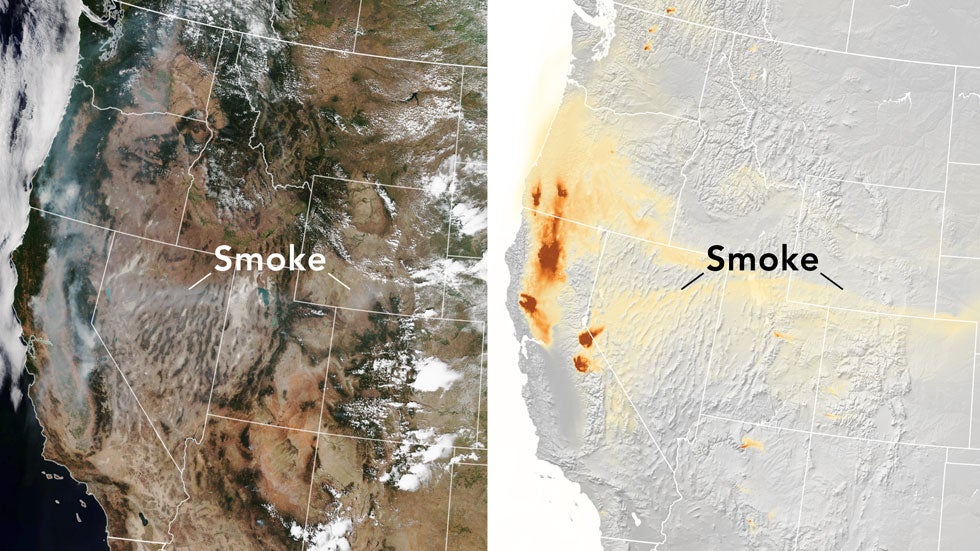 New Model Better Predicts Where Wildfire Smoke Will Travel | The ...