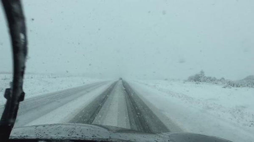 Summer Snow Blankets Mountains of Alberta, Northwest Montana In August ...