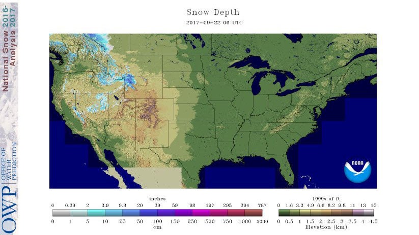 Snow Is Already on the Ground For the First Day of Fall, and That's ...