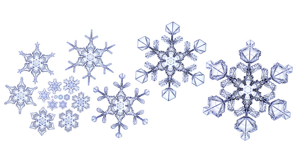 Ice Crystals Drawing