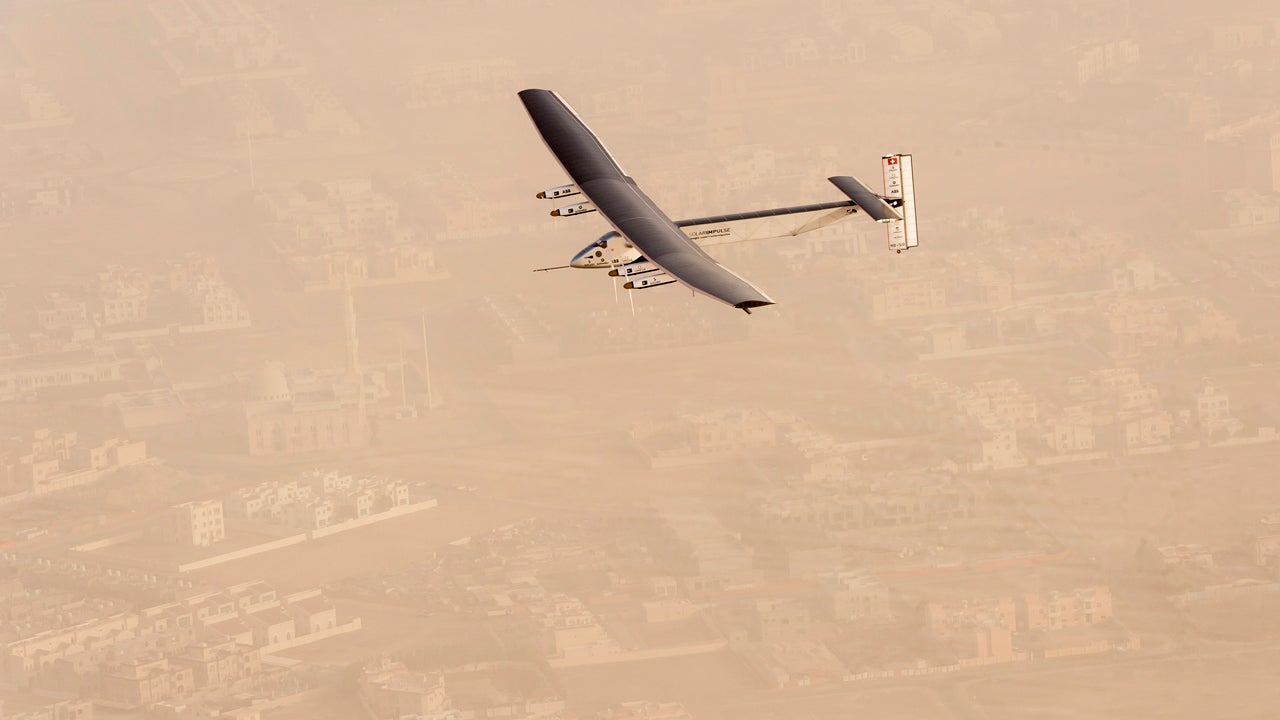 Swiss Solar-Powered Plane Embarks on Global Trip | The Weather Channel