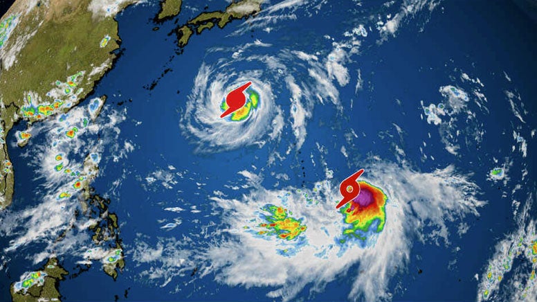 Typhoon Soulik a Threat to Southwest Japan This Week and Tropical Storm ...
