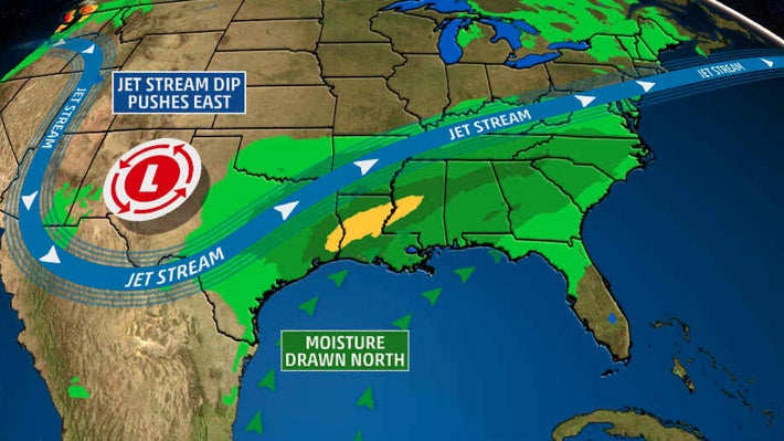 Another Southern Soaker Kicking Off 2019 After One of Wettest Decembers ...