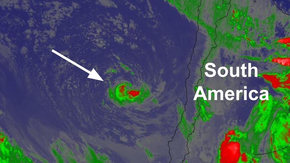 Extremely Rare Southeast Pacific Subtropical Cyclone Forms Off the ...