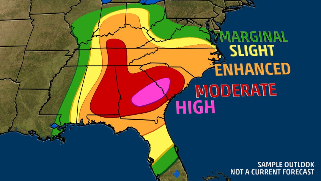 What the Storm Prediction Center's Thunderstorm Outlook Means | Weather.com