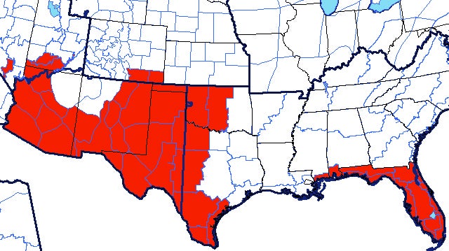 Spring Wildfire Danger Outlook is Bad News For Florida, Southwest and Southern Plains | Weather.com