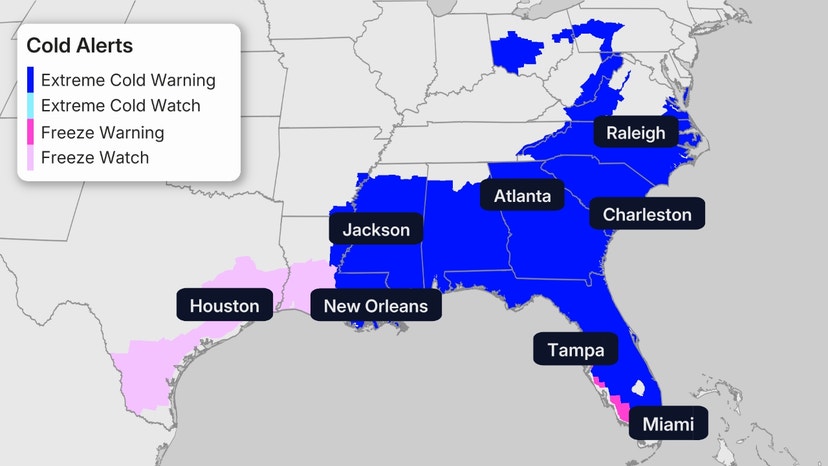 Winter Storm Gianna, Cold Blast Maps Tracker: Alerts, Forecasts And ...