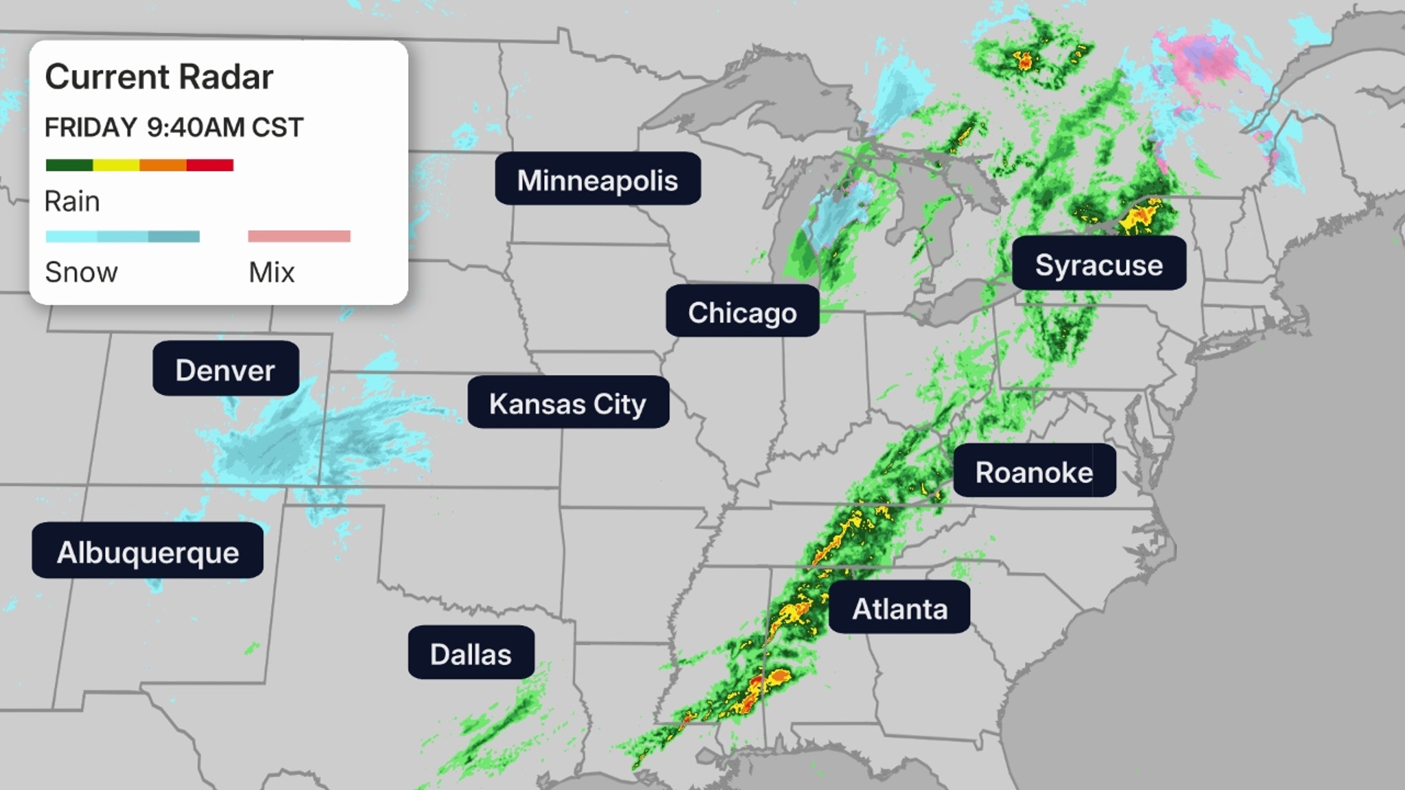 Thanksgiving Weekend Travel Weather Maps: Radar, Alerts | Weather.com