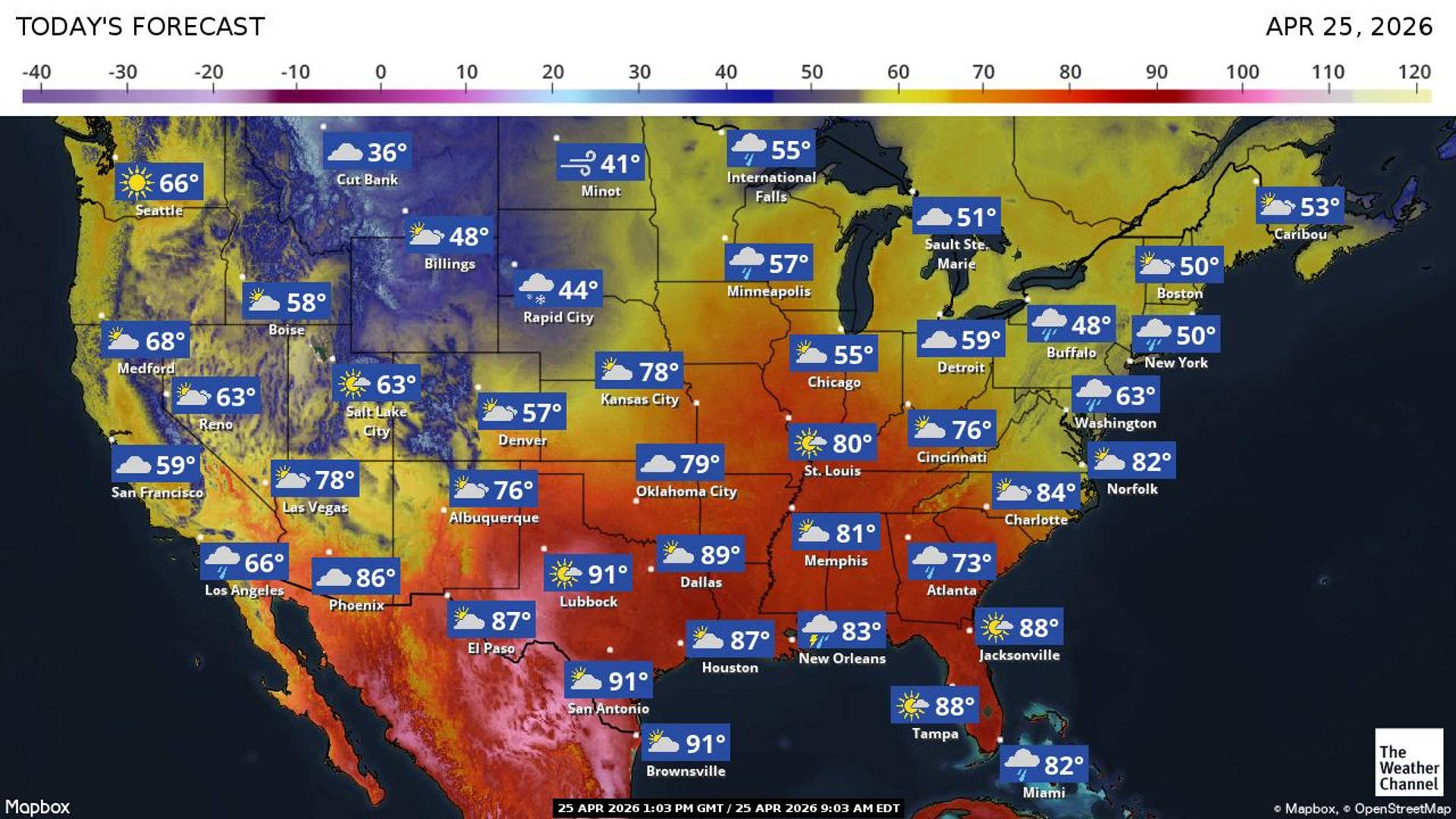 National Forecast and Current Conditions | The Weather Channel