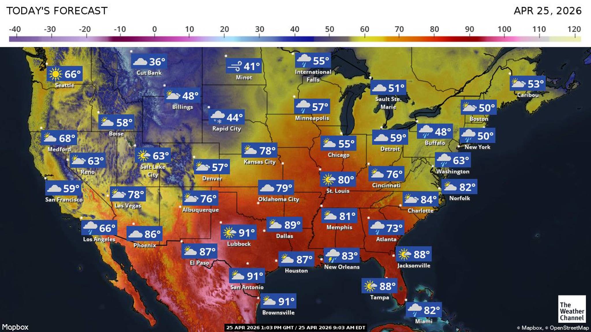 National Forecast and Current Conditions | The Weather Channel
