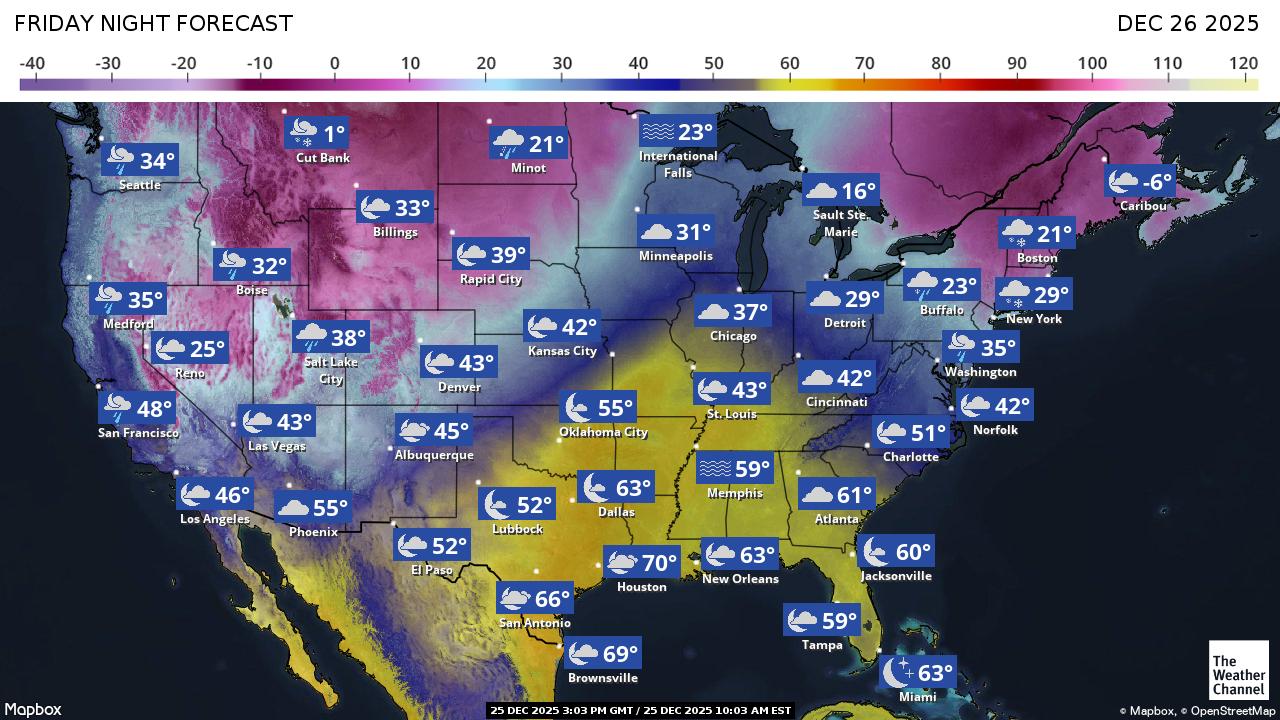 10 Day Weather National Weather Map - Map