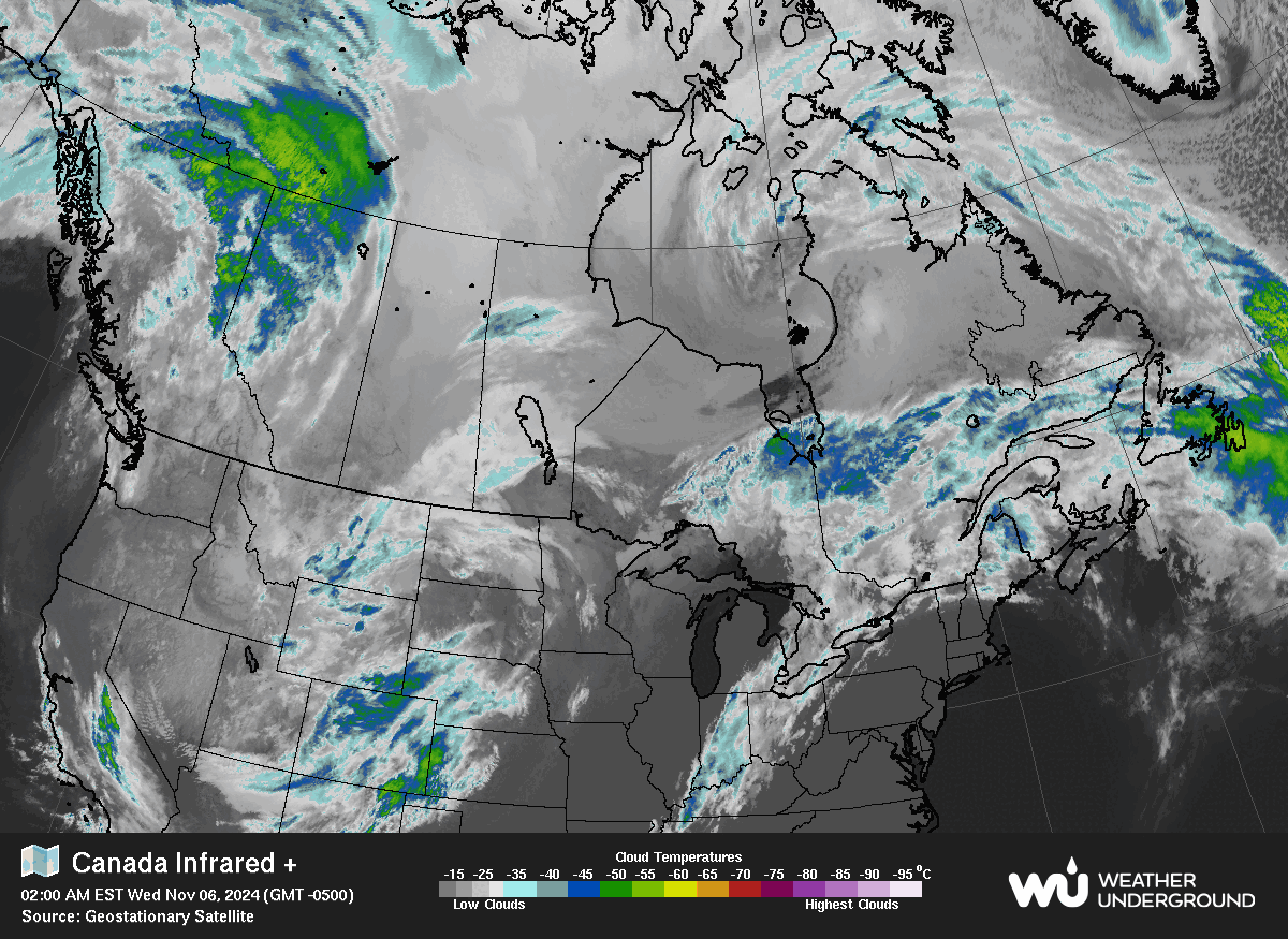 Canada | Global Infrared Satellite | Satellite Maps | Weather Underground