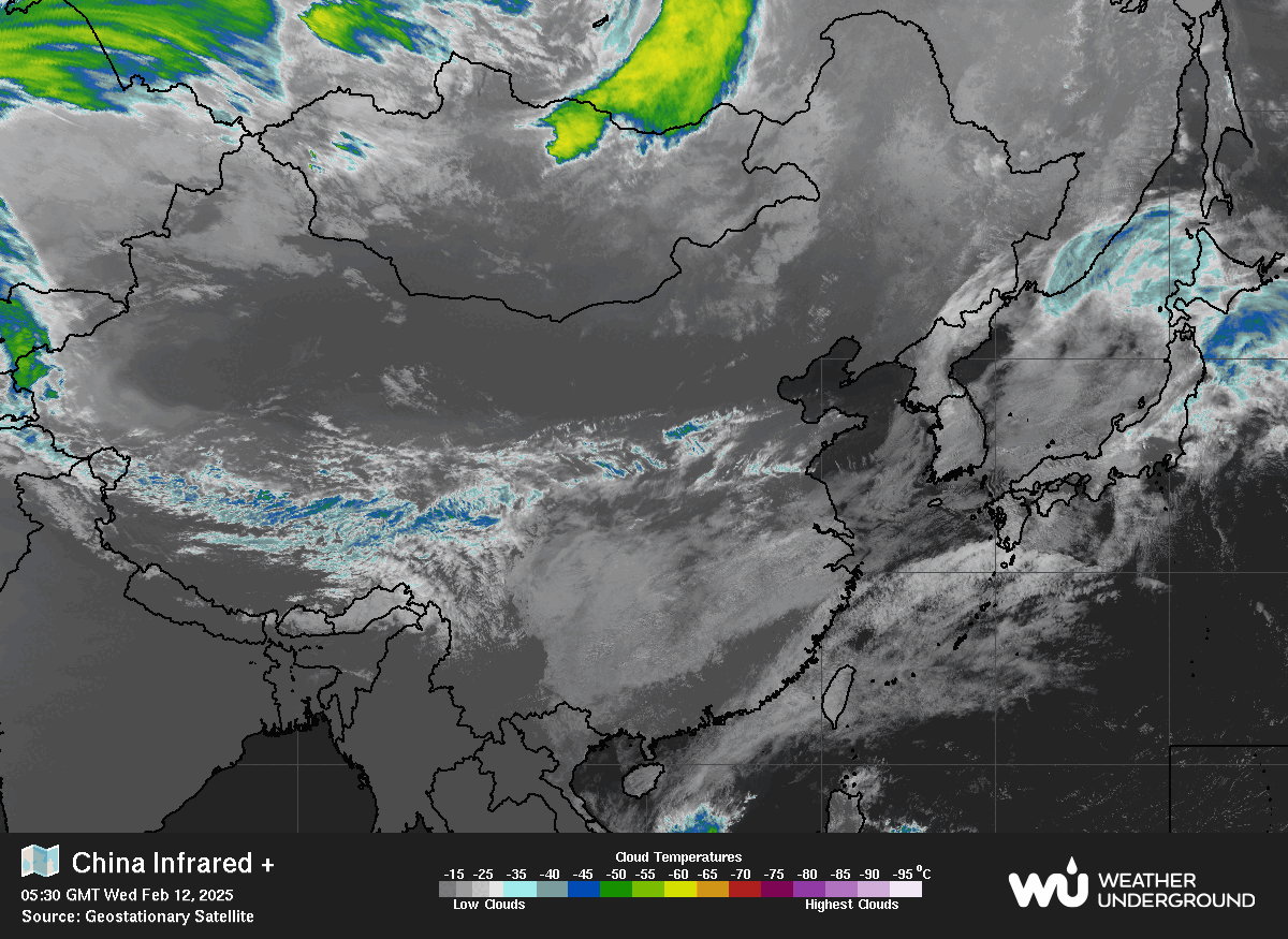 China | Global Infrared Satellite | Satellite Maps | Weather Underground