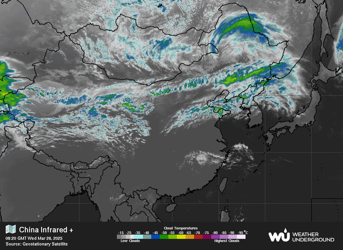 China | Global Infrared Satellite | Satellite Maps | Weather Underground