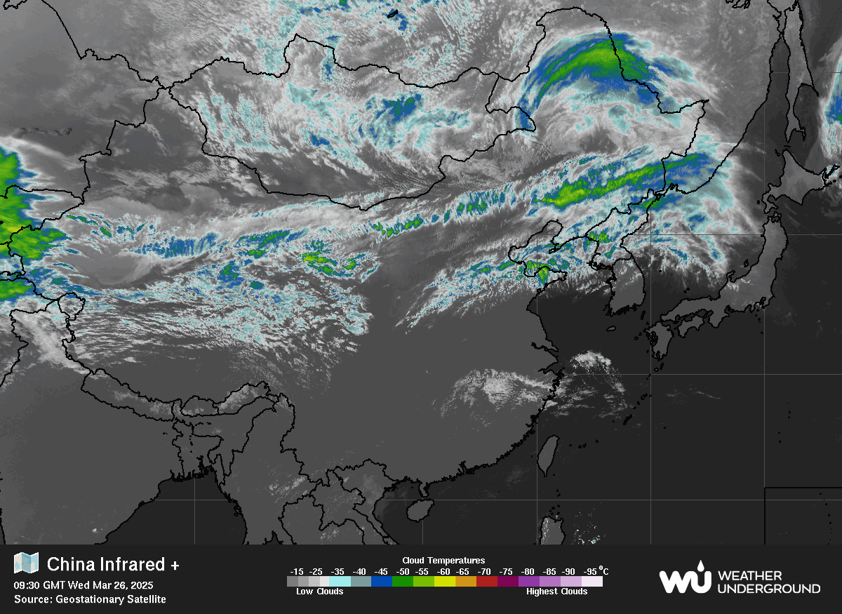 China | Global Infrared Satellite | Satellite Maps | Weather Underground