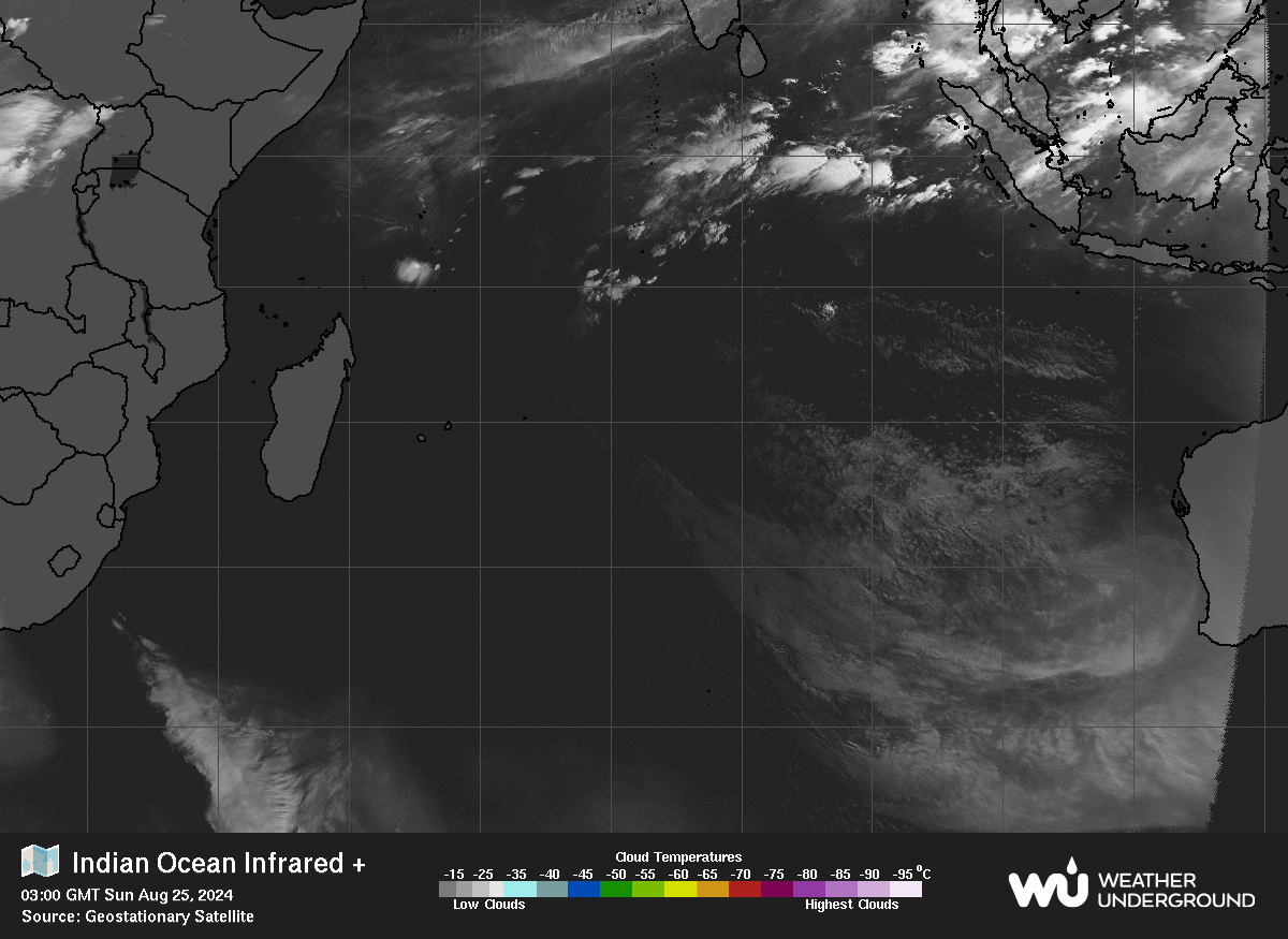 Indian Ocean | Global Infrared Satellite | Satellite Maps | Weather ...
