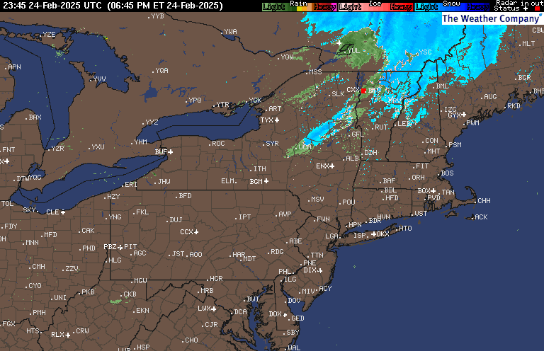 NY - Binghamton | Current Radar (Intellicast) | Radar Maps | Weather ...