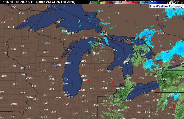 MI - Cadillac | Current Radar (Intellicast) | Radar Maps | Weather ...