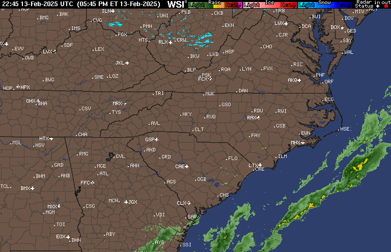 NC - Charlotte | Current Radar (Intellicast) | Radar Maps | Weather ...