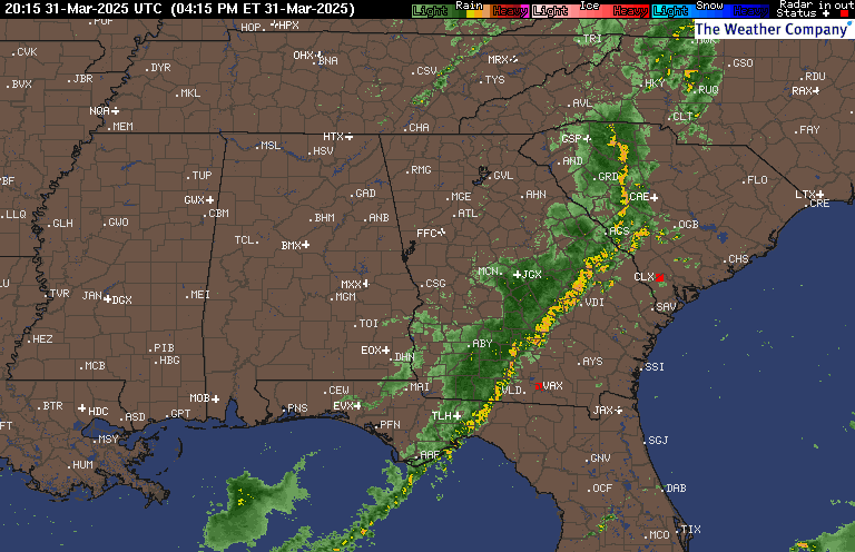 GA - Columbus | Current Radar (Intellicast) | Radar Maps | Weather ...