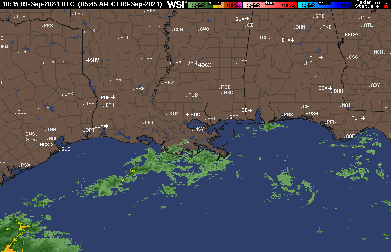 LA - New Orleans | Current Radar (Intellicast) | Radar Maps | Weather ...