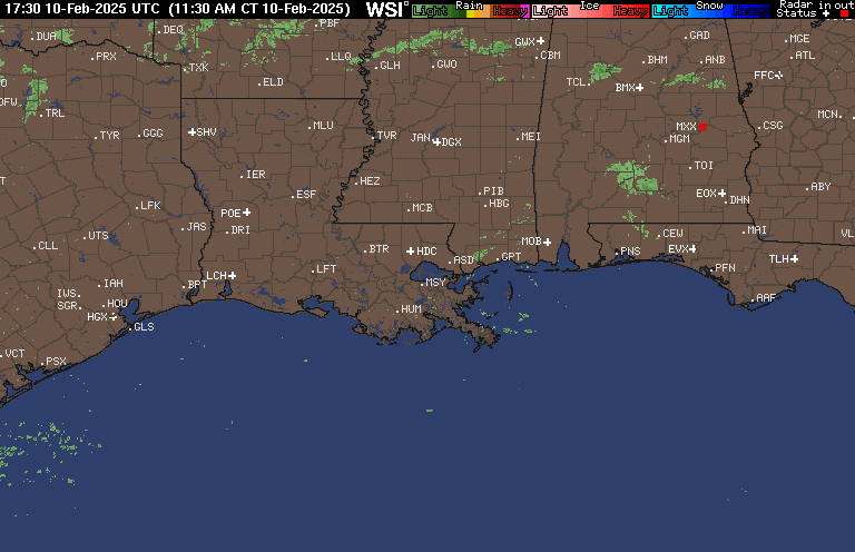 LA - New Orleans | Current Radar (Intellicast) | Radar Maps | Weather ...