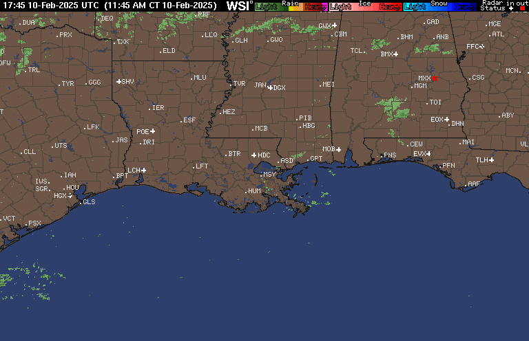 LA - New Orleans | Current Radar (Intellicast) | Radar Maps | Weather ...