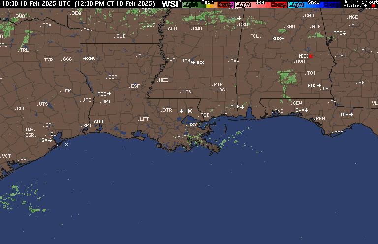 LA - New Orleans | Current Radar (Intellicast) | Radar Maps | Weather ...