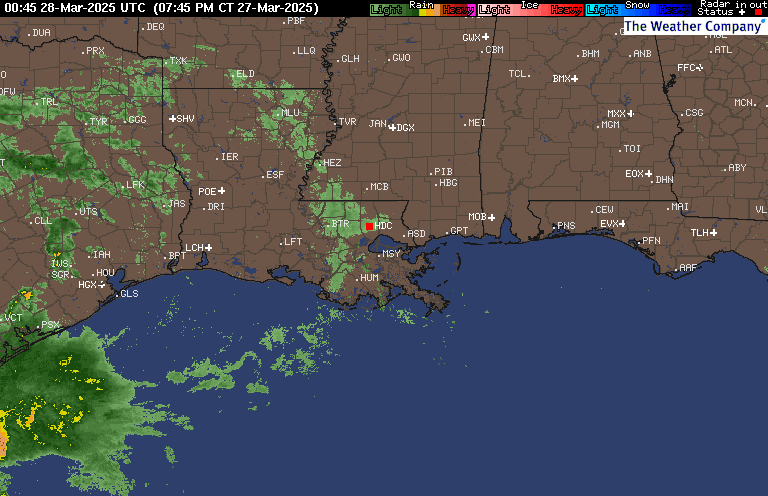 LA - New Orleans | Current Radar (Intellicast) | Radar Maps | Weather ...