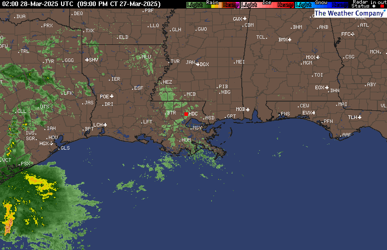 LA - New Orleans | Current Radar (Intellicast) | Radar Maps | Weather ...