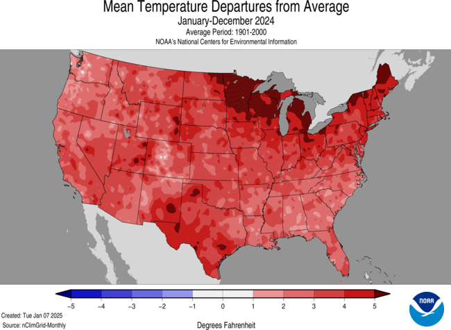 2024 Was A Record-Warm Year, NOAA, NASA Find | Weather.com