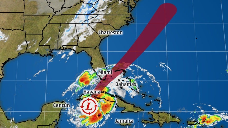 Tropical Storm Philippe Has Formed over western Cuba; Tropical Storm ...