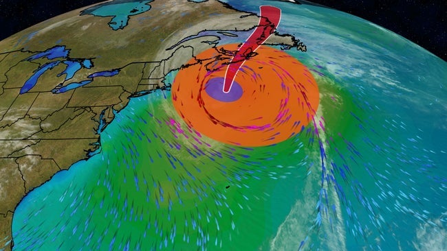 'Ginormous' Hurricane Teddy Churned Up Surf on U.S. East Coast, Then ...