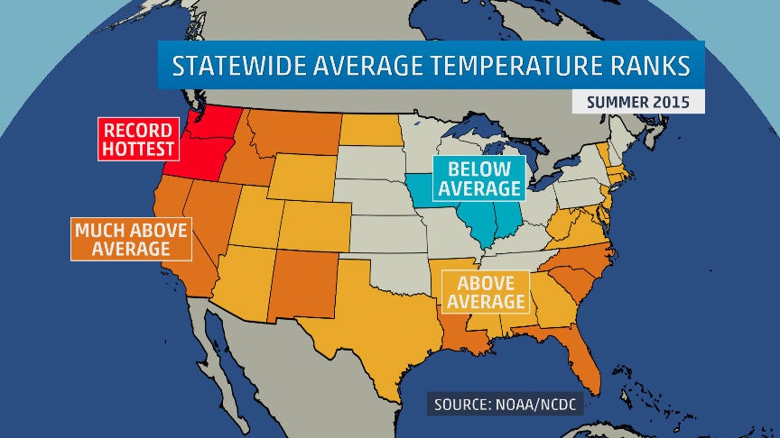 Summer 2015 Was Hottest on Record for Northwest | The Weather Channel