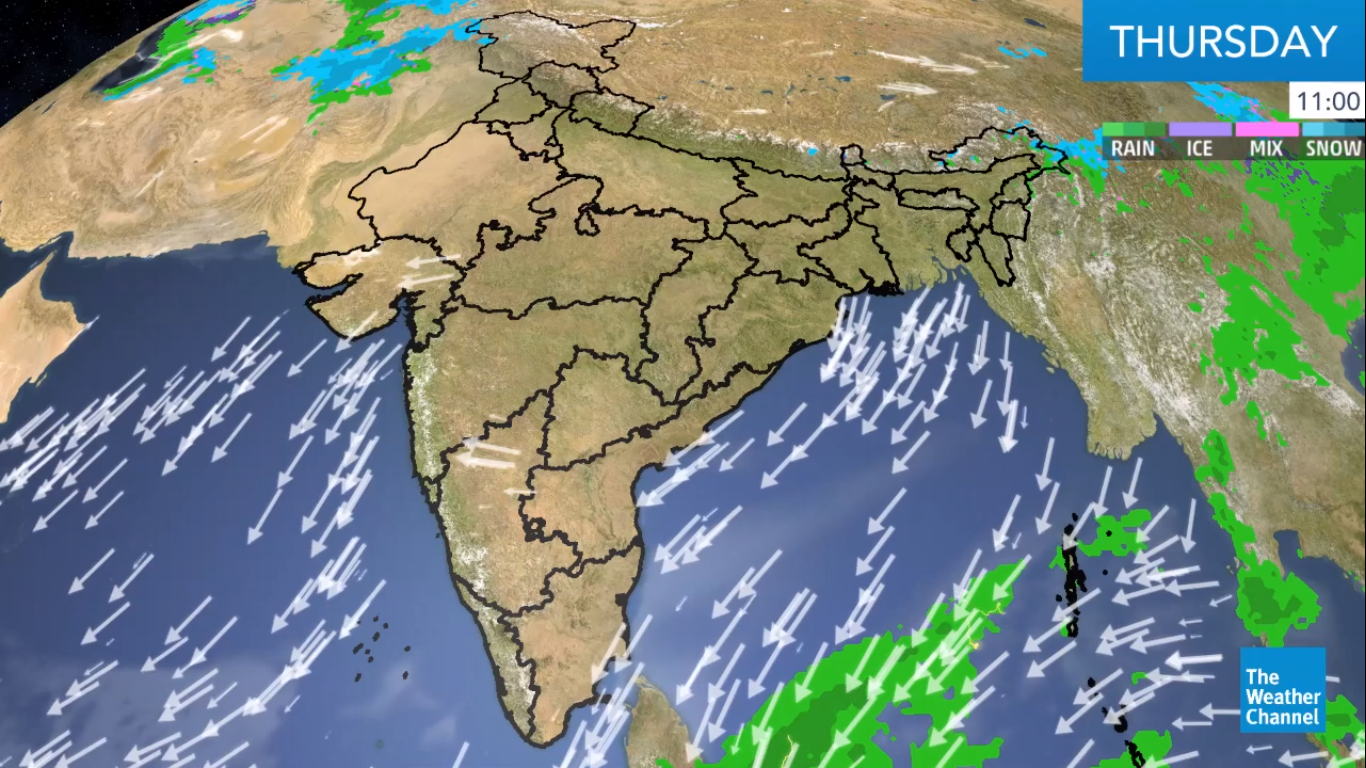 Southern Indian States to Receive Isolated Rain, Thunderstorms ...