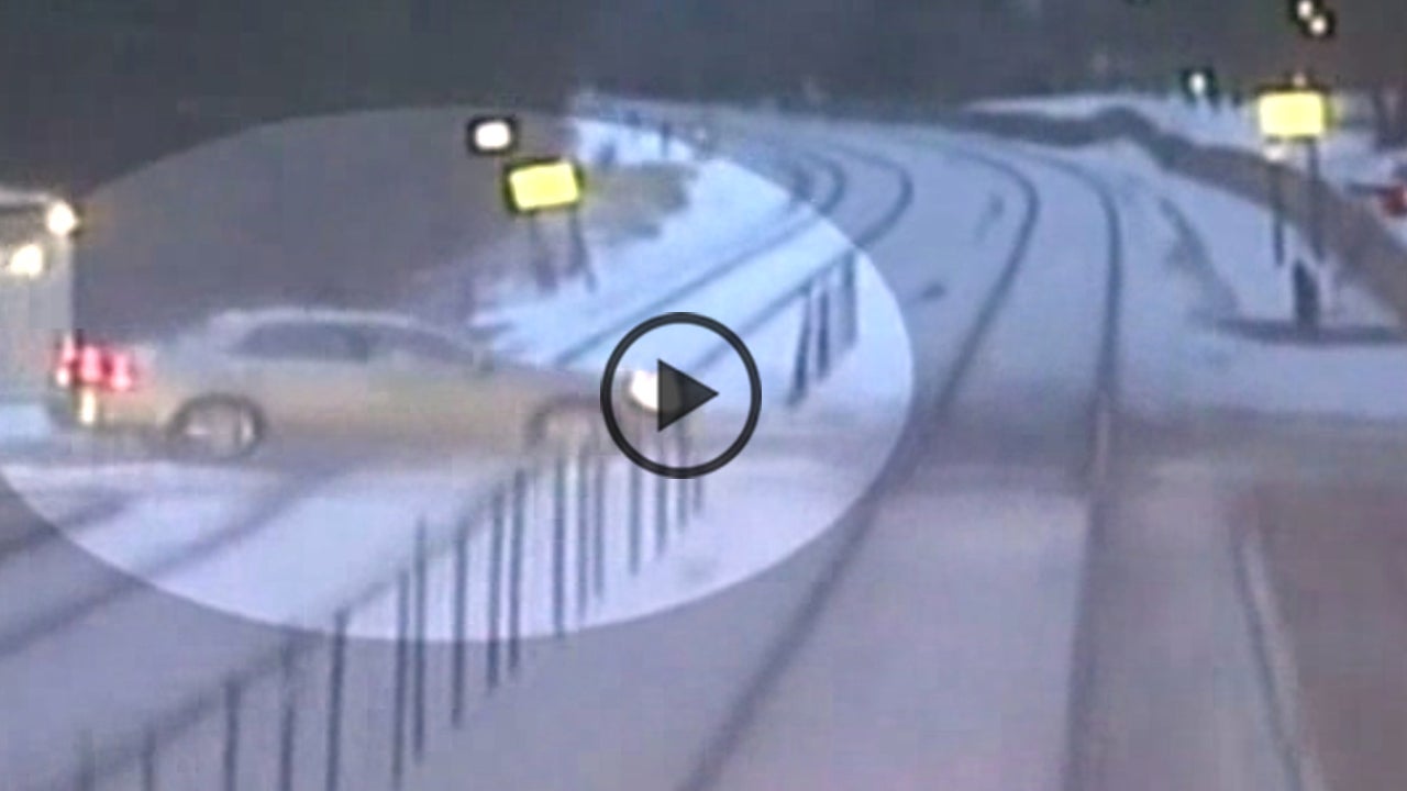 Driver Survives Unbelievable Collision with Train | The Weather Channel