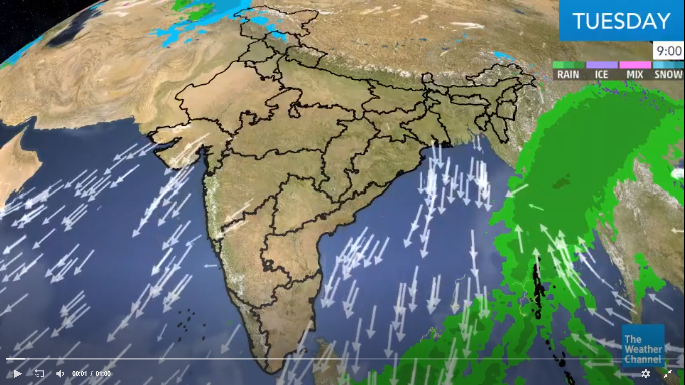 Wet Weather to Intensify over Southern India as Fani Becomes More ...