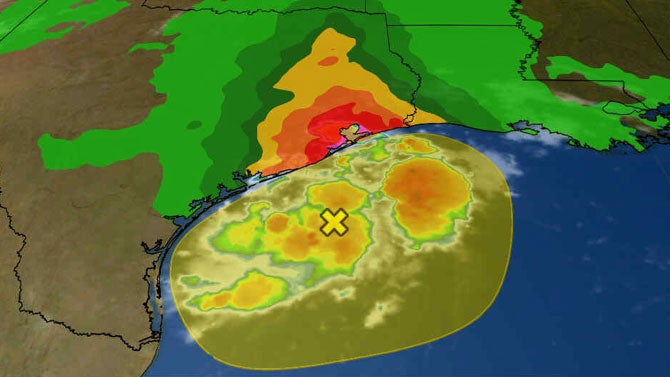 Gulf of Mexico Tropical Disturbance Brings Flood Threat to Texas ...