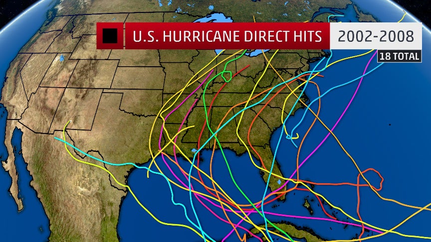U.S. Hurricane Drought Now Over Two Years Long | Weather Underground