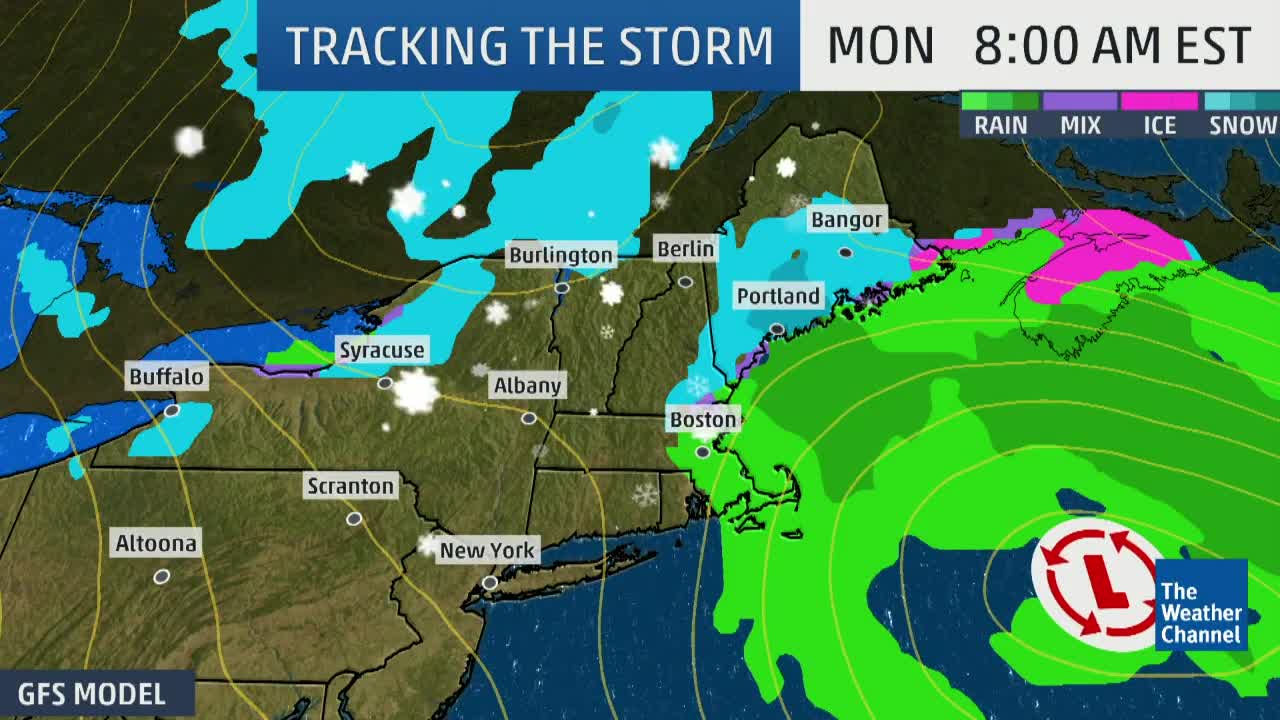 No Northeast Blockbuster Storm Expected Sunday into Monday, Here's Why ...