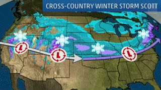 Winter Storm Scott to Spread Snow From the West Coast to the Northeast ...