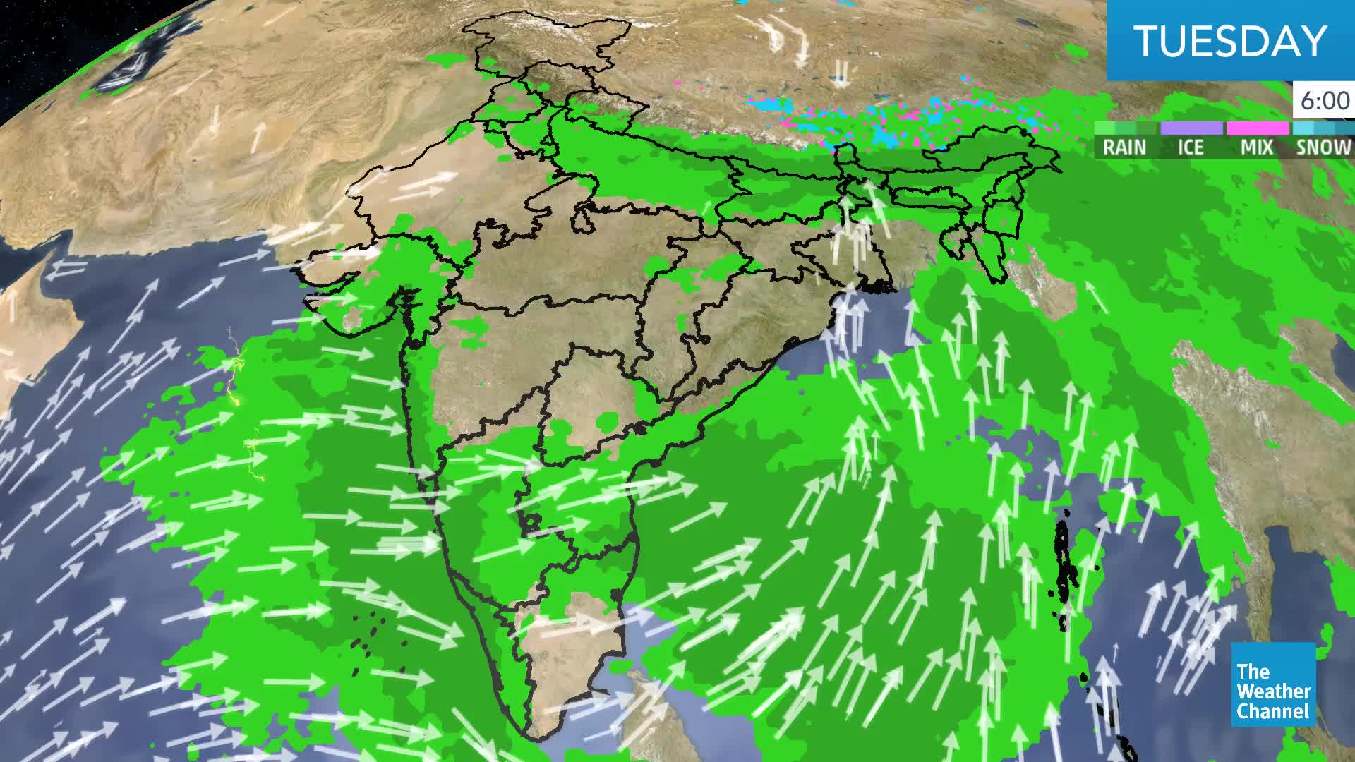 Sub-Himalayan West Bengal, Assam to Get 100mm Rainfall | The Weather ...