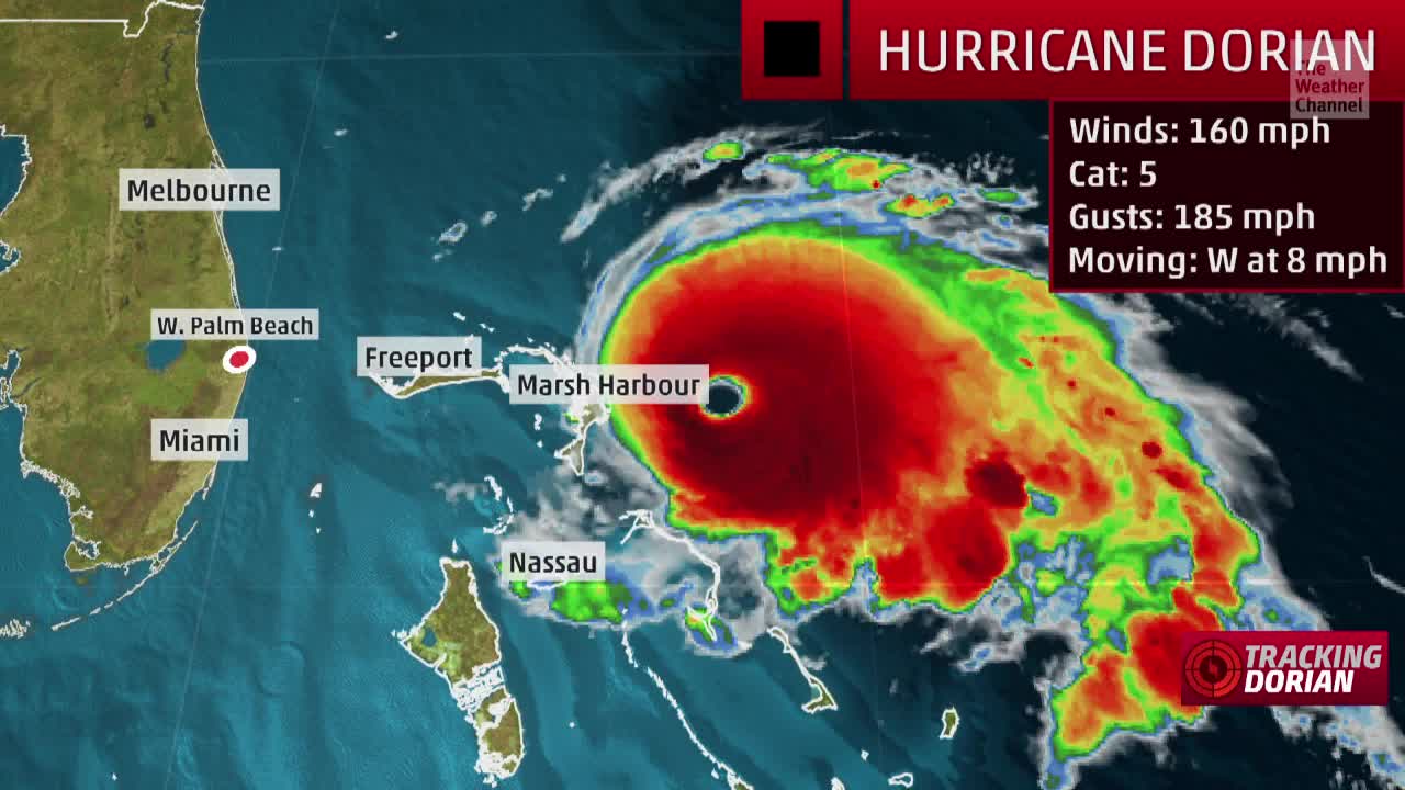 Dorian Strengthens Into a Category 5 Hurricane, Catastrophic Strike in ...