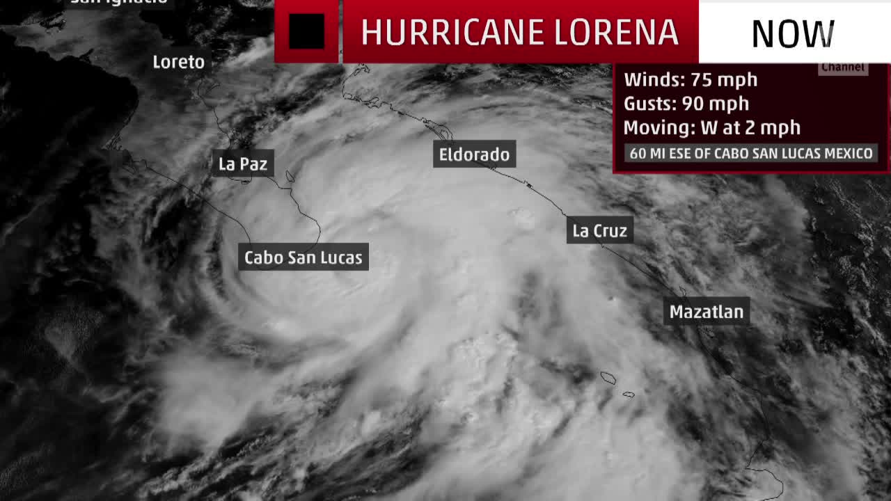 Hurricane Lorena Approaching Mexico's Baja California Peninsula; May Increase Moisture in U.S ...