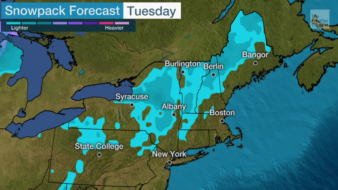 This Week's Weather Pattern Will Be a Snowpack Eater in the Northeast ...
