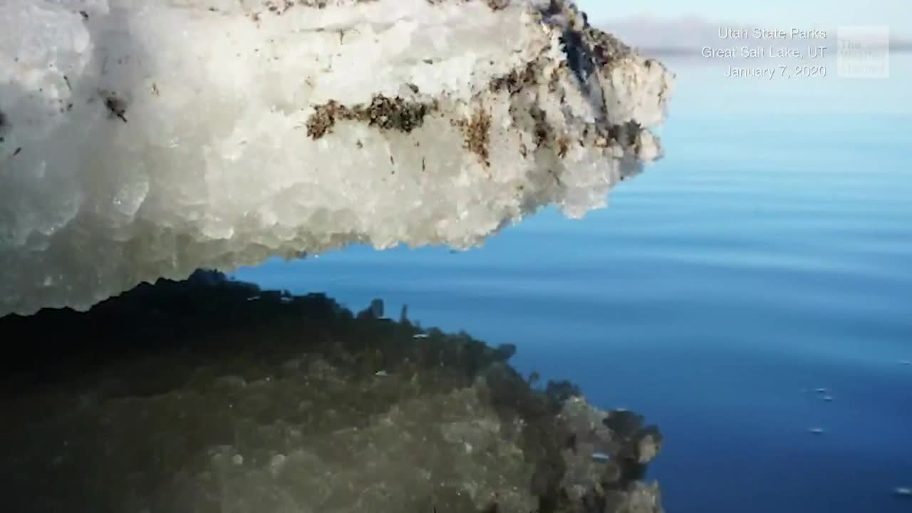 Rare Salt Formations Found at Great Salt Lake | The Weather Channel