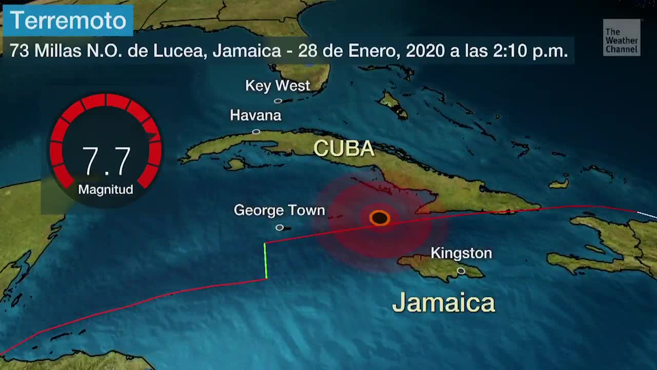 Terremoto magnitud 7.7 en el Caribe | The Weather Channel