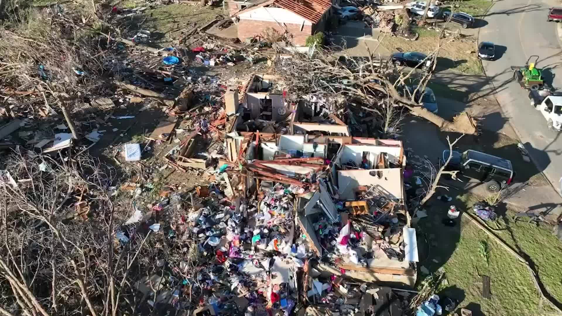 Tornado Aftermath Crying