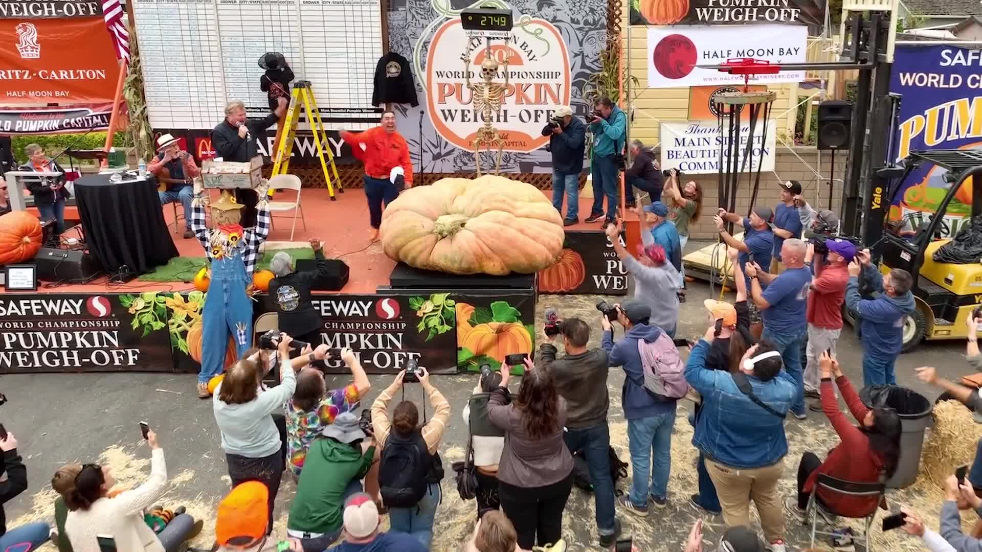 La Calabaza Más Grande Del Mundo Plétora De Calabazas En El